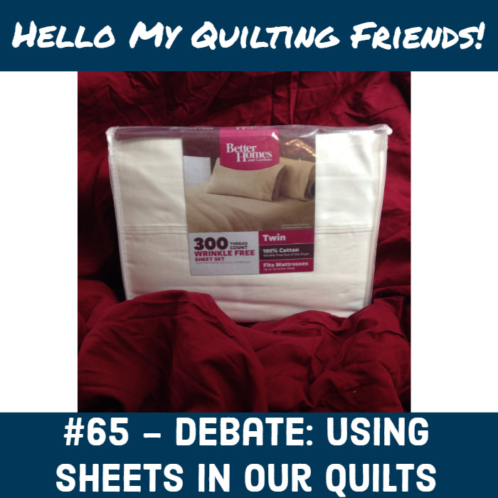 Can You Make Quilts from Bed Sheets? Quilting Debate with Leah Day ...