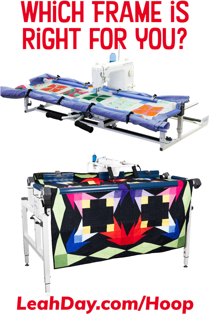 Which Grace Quilting Frame is Best? Cutie Frame VS Evolution – LeahDay.com