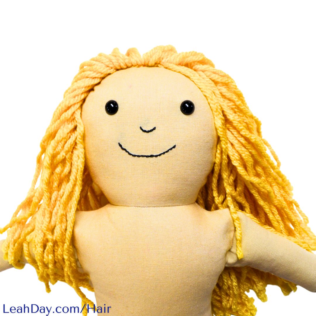 How to Make Yarn Doll Hair - Machine Sew & Hand Stitch – LeahDay.com