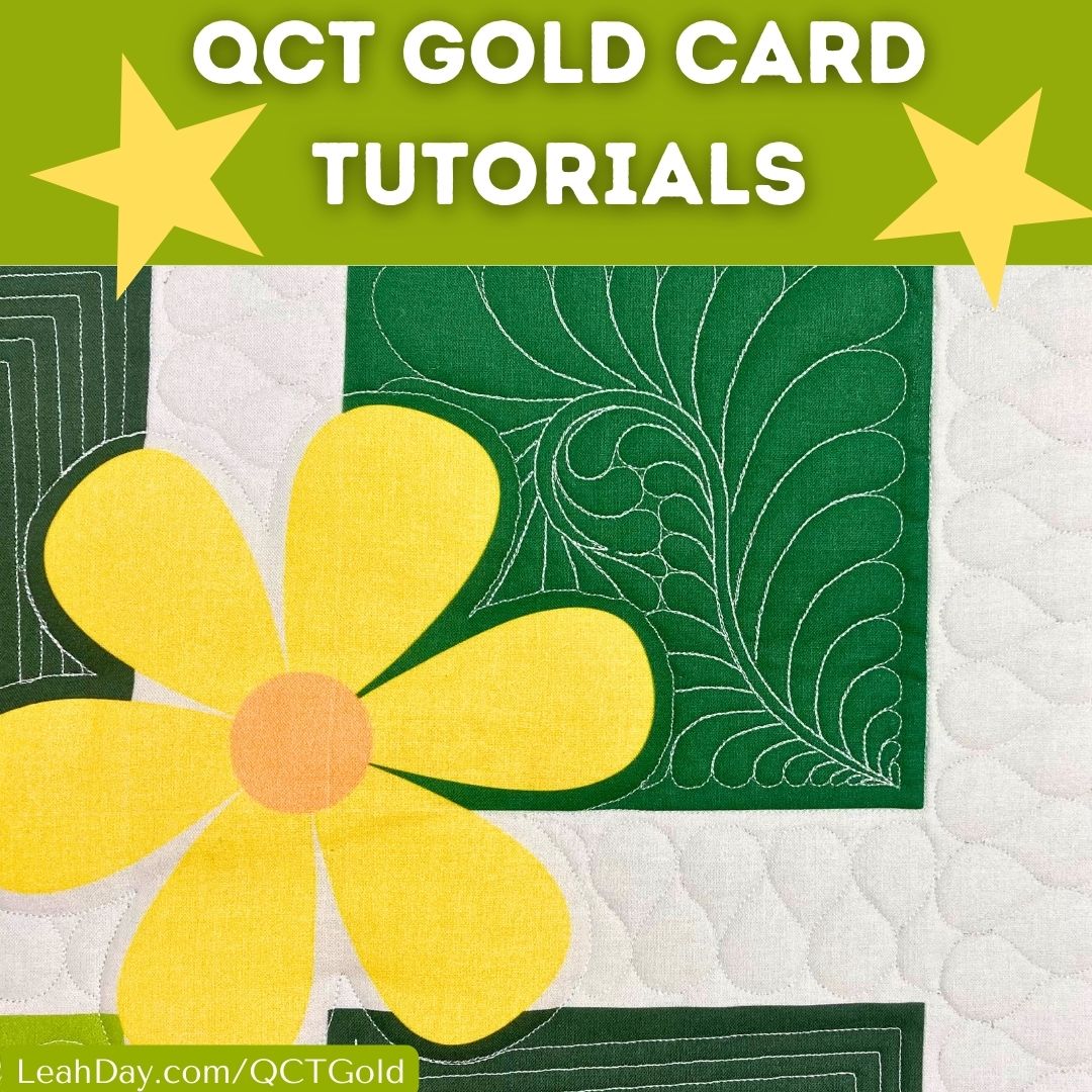 Quilters Creative Touch Gold Card Access Tutorials – LeahDay.com