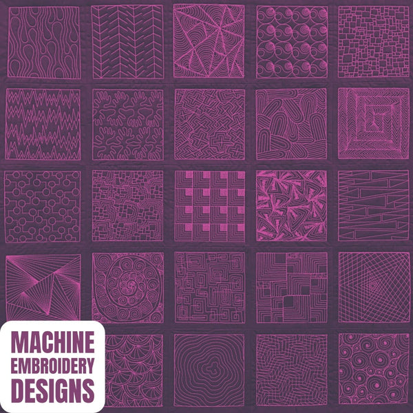 Machine Embroidery created by Leah Day – LeahDay.com