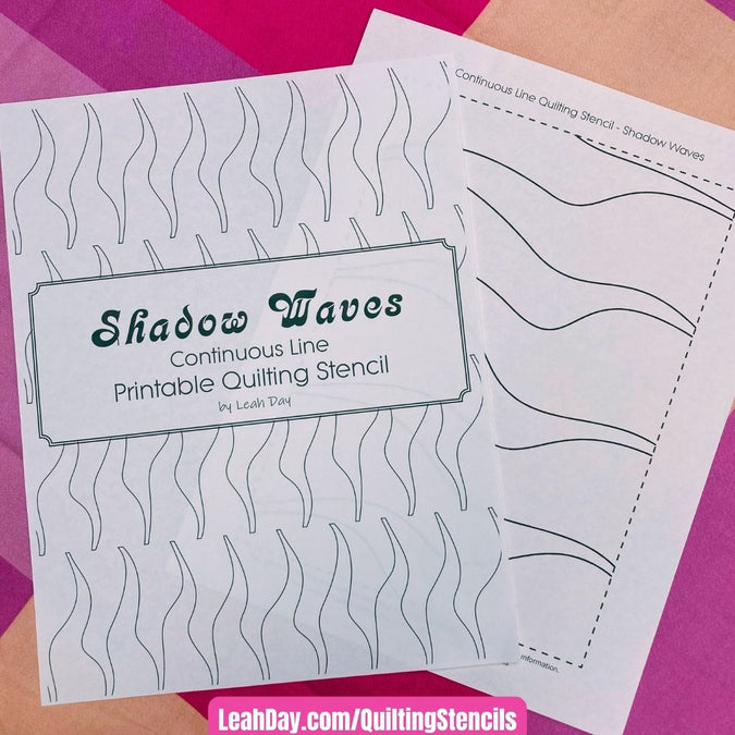 Printable Quilting Stencils - Paper Quilt Stencil – LeahDay.com