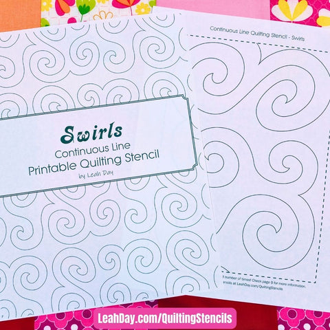 Printable Quilting Stencils - Paper Quilt Stencil – LeahDay.com