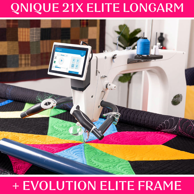Grace Qnique 21X Elite Longarm Machine and Frame Bundles – LeahDay.com